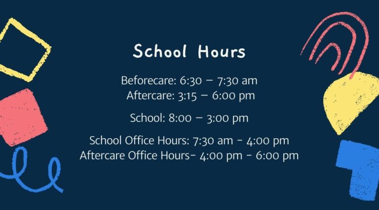 School Hours - Suncoast Christian Academy